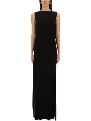 Max Mara Long Dress Creso - Black