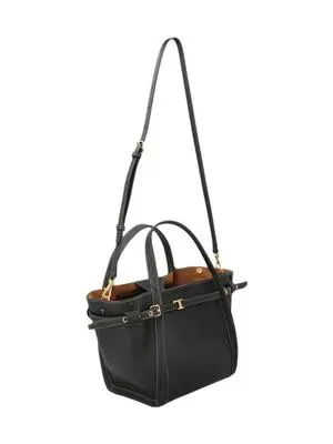 TOD'S Calf Leather Tote Bag - Black
