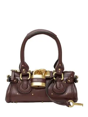 Chloé Small Leather Paddington Bag - Brown