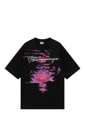 Balenciaga Dream Cotton Jersey T-shirt - Black