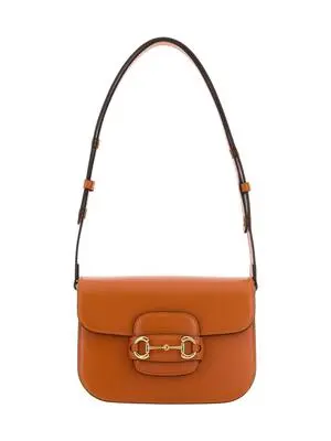 Gucci Small Horsebit 1955 Shoulder Bag - Orange