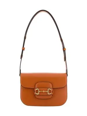 Gucci Small Horsebit 1955 Shoulder Bag - Orange