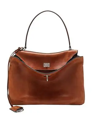 Balenciaga BALENCIAGA Rodeo Medium Bag In Vegetable-Tanned Lambskin Brown
