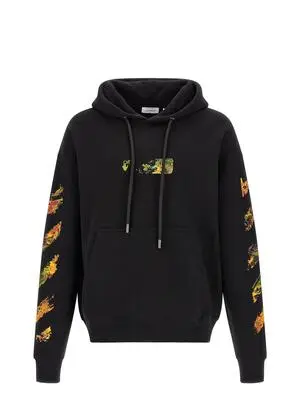 Off-White Spices Arrow Skate' Hoodie - Black