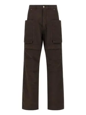 Rick Owens Drkshdw Men 'Stefan Cargo' Pants Brown