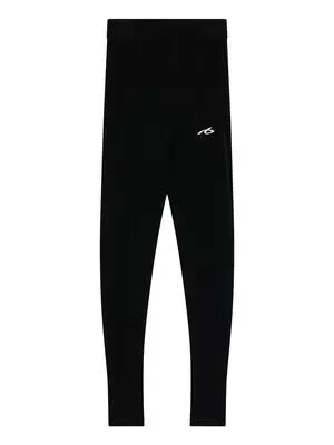 Balenciaga Viscose Knit Leggings - Black