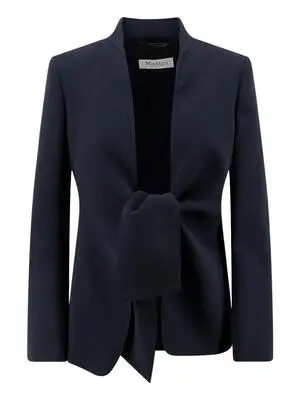 Max Mara MAX MARA Cady Blazer With Front Knot Detail Multicolor