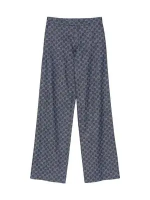 Gucci Trousers Palazzo Pants - Blue