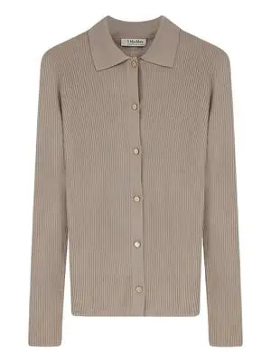 Max Mara 'S Max Mara Women Smmlimone Virgin Wool Cardigan Cream