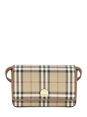 Burberry Hampshire Mini Shoulder Bag - Cream