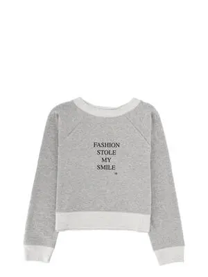 Victoria Beckham Printed Sweatshirt - Gray