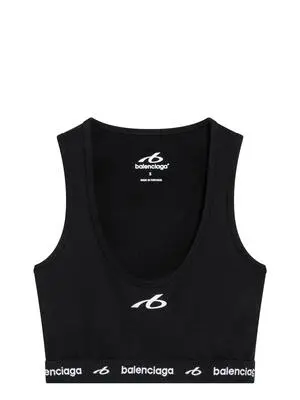 Balenciaga Techwear Bra Top - Black