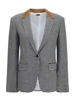 TOM FORD Houndstooth Cashmere Jacket - Multicolor