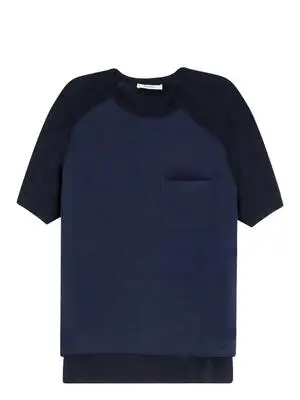 Max Mara Mxmgolfo Silk And Cashmere Top - Multicolor