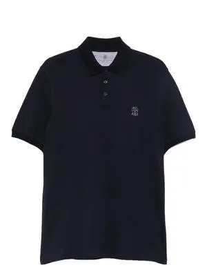Brunello Cucinelli Polo Shirts - Blue