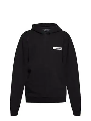 Jacquemus Logo Cotton Hoodie - Multicolor