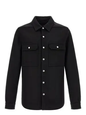 Rick Owens Overshirt Jacket - Black