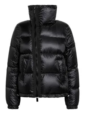 Sacai SACAI Down Jacket With Asymmetrical Zip Black