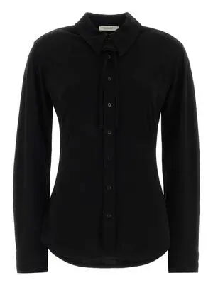 LEMAIRE Viscose Shirt - Black