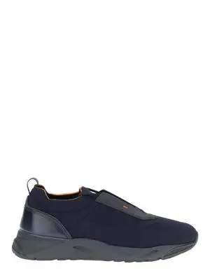 Santoni Stretch Fabric Sneakers - Blue