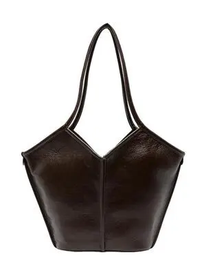Hereu HEREU Leather Tote Bag Brown