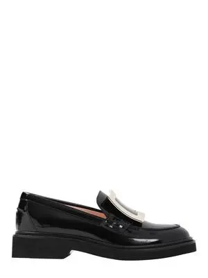 ROGER VIVIER Calf Leather Loafers - Black
