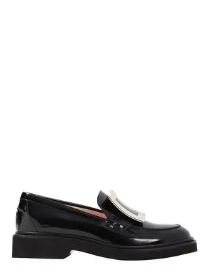 ROGER VIVIER Calf Leather Loafers - Black