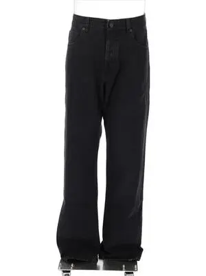 Balmain Wide Leg Jeans - Black