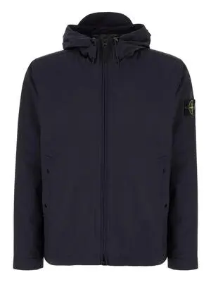 Stone Island Hooded Zip Up Jacket - Multicolor