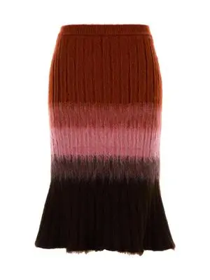 Fendi Mohair Blend Skirt - Multicolor