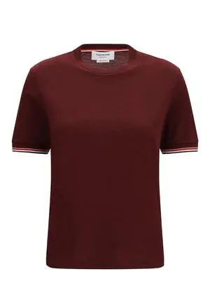 Thom Browne Wool-blend T-shirt - Multicolor