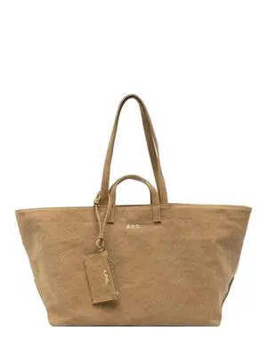 A.p.c. A.P.C. Cotton Tote Bag Cream