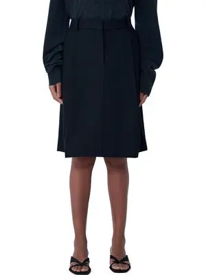 TOTEME Tailored Pleated Skirt - Black