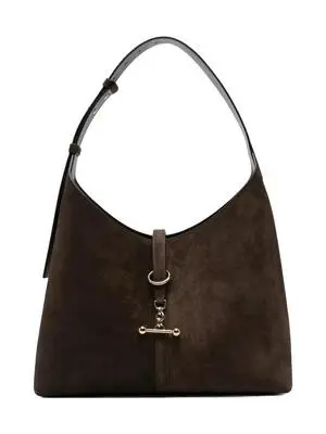 Strathberry Calf Suede Shoulder Bag - Brown