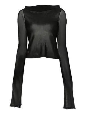 Cult Gaia Coda Cowl Neck Top - Black