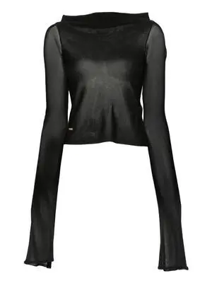 Cult Gaia Coda Cowl Neck Top - Black
