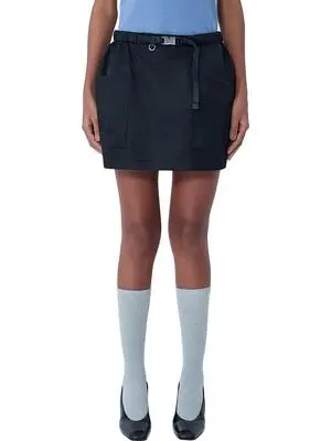 Prada Re-nylon Belted Mini Skirt - Black