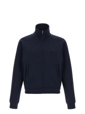 Prada Tech Fabric Sweatshirt - Blue