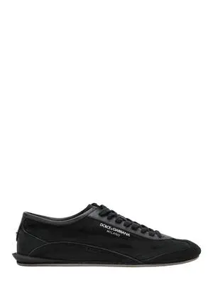 Dolce & Gabbana Dg Sailing Raffia Sneakers - Black