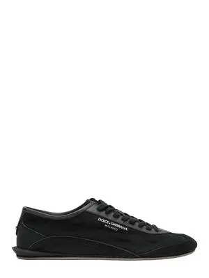 Dolce & Gabbana Dg Sailing Raffia Sneakers - Black