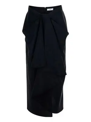 Givenchy Wrap Design Pencil Skirt - Multicolor