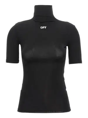Off-White Off Stamp Logo Stencil T-shirt - Black