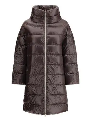 Herno Midi Down Jacket - Brown