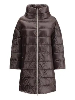 Herno Midi Down Jacket - Brown