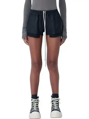 RICK OWENS RICK OWENS Leather Shorts