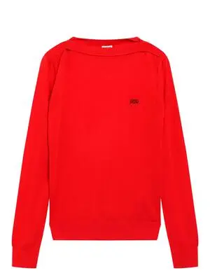 Loewe Light Merino Wool Sweater - Red