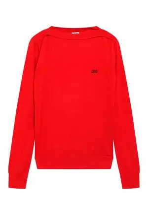 Loewe Light Merino Wool Sweater - Red
