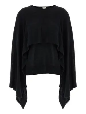 TOTEME Cape' Sweater - Black