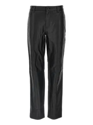 TOTEME Leather Pants - Black
