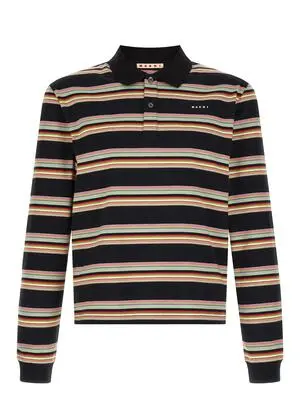 Marni Striped Polo Shirt - Multicolor